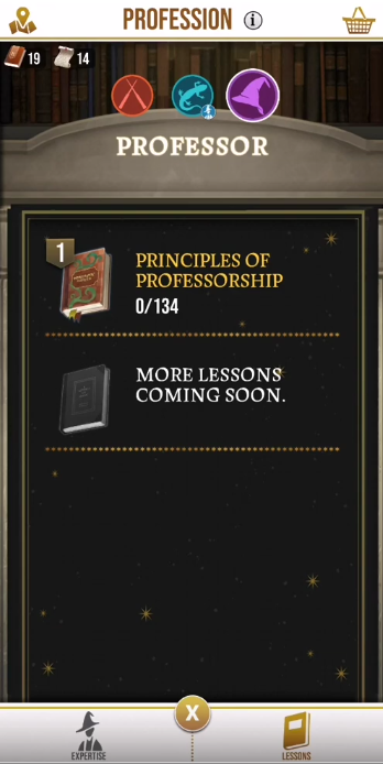 Harry Potter Wizards Unite: Professor, talent tree, skills - Millenium