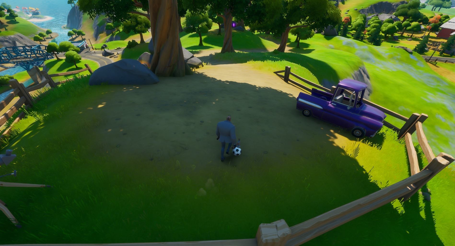 Fortnite Meowscles Mischief: How to kick a soccer ball 100 meters ...