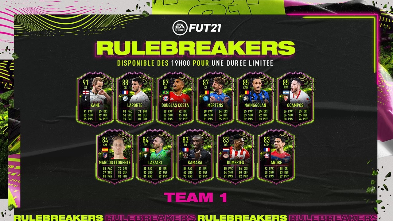 FUT 21: Rulebreakers #2 Team Revealed, FUT Rulebreakers - Millenium