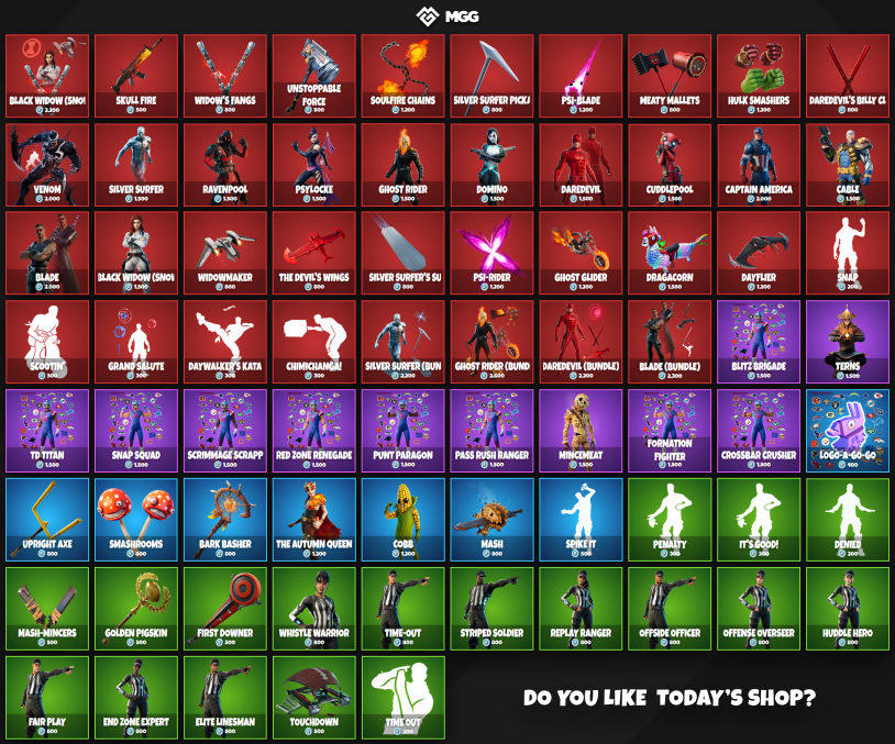 What's in the Fortnite Item Shop today? The Gridiron Gang set appears ...