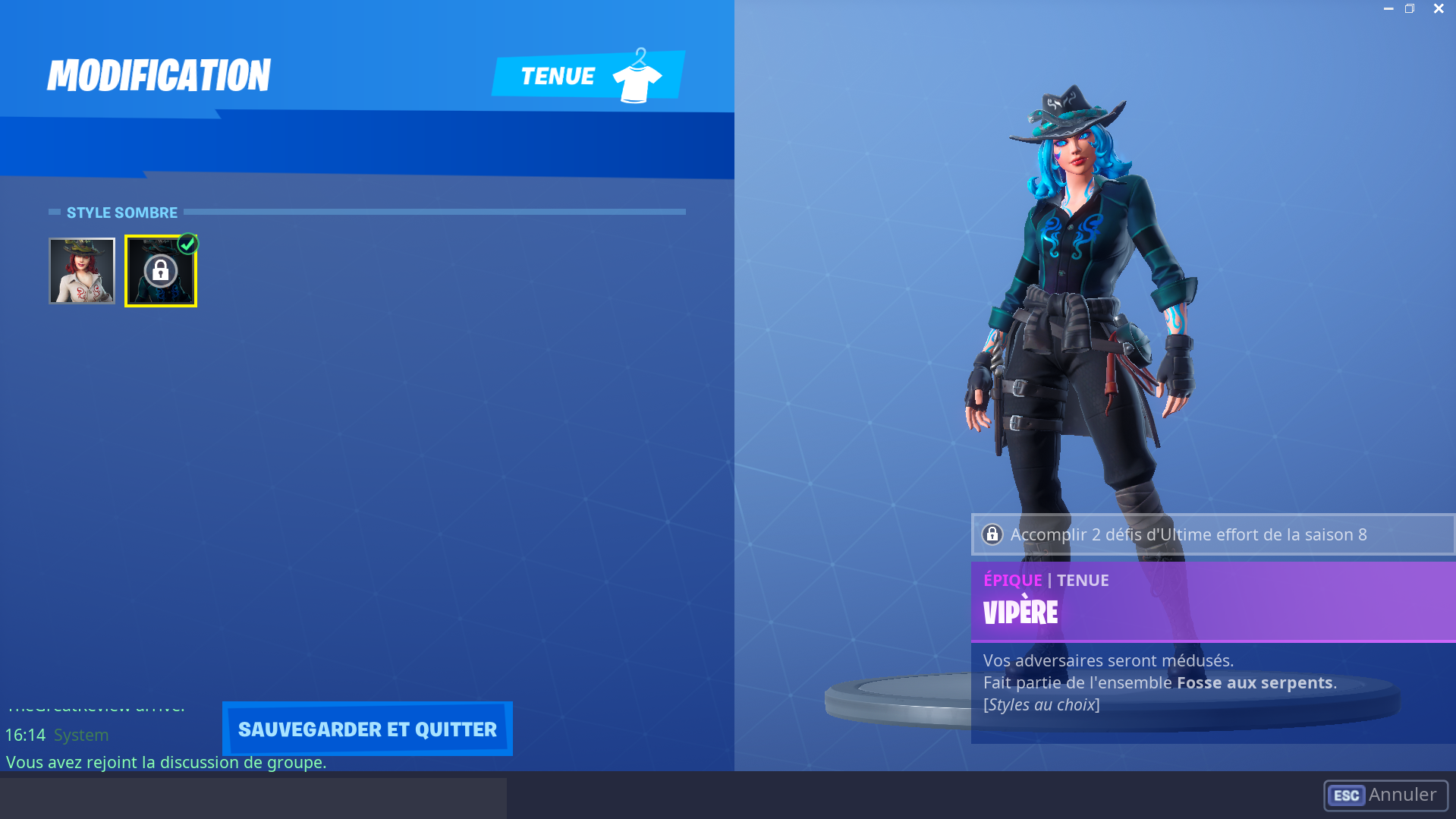 Fortnite: ultimate effort, held Viper, Shark and Master Key - Millenium