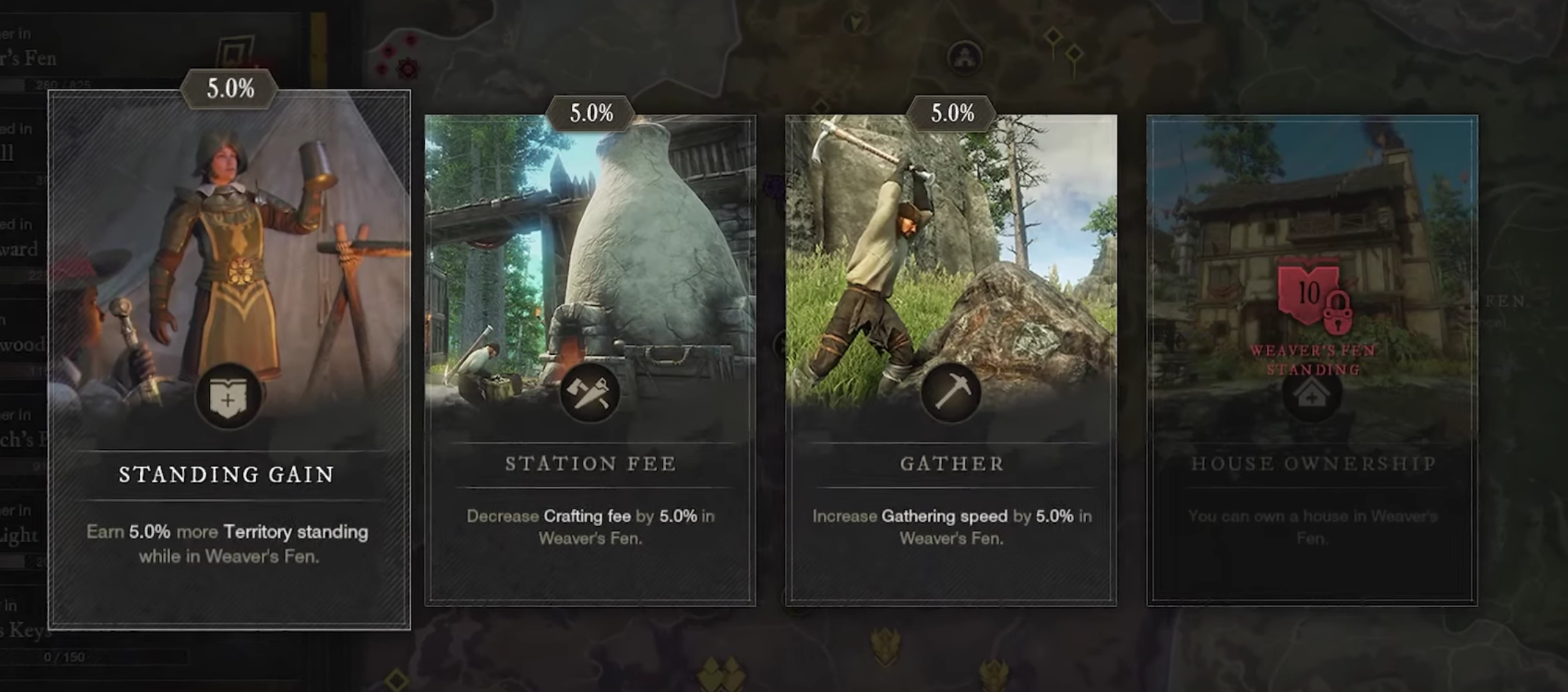 New World: How to quickly build Territory Standing - Millenium