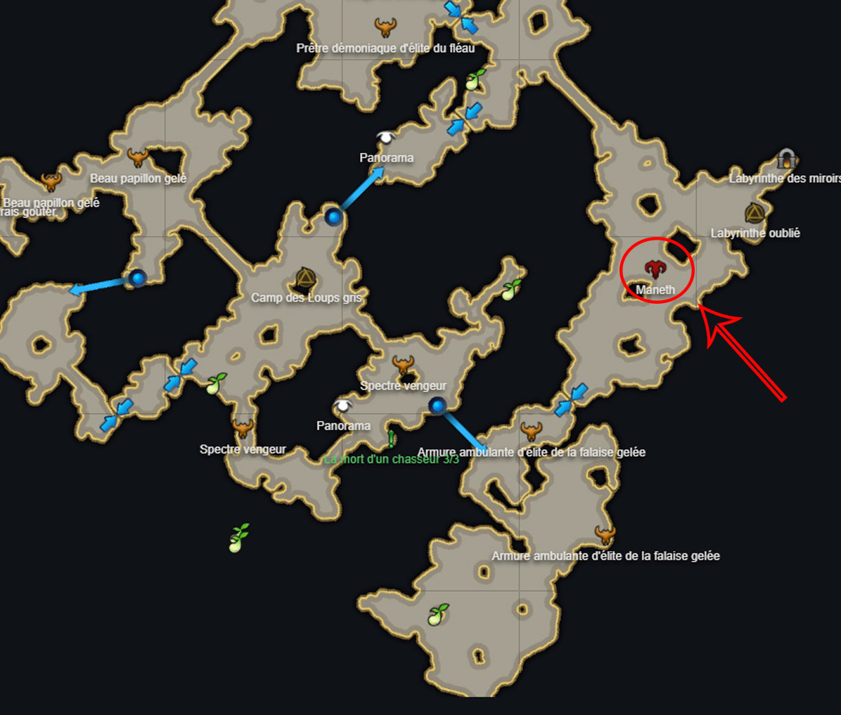 Where to find Maneth one of Lost Ark World Boss - Millenium