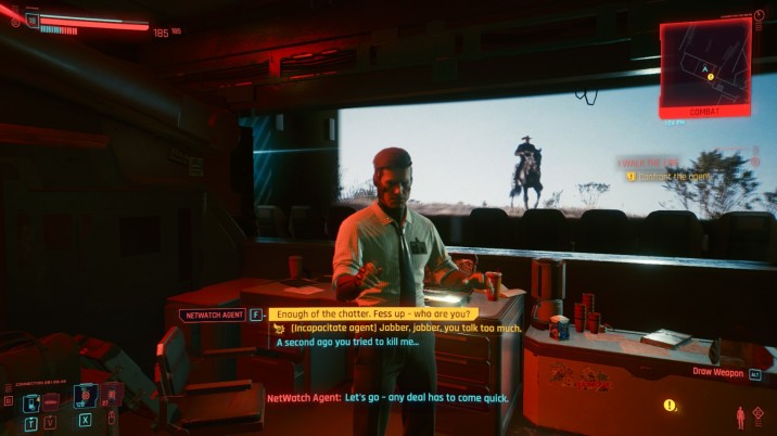 I Walk the Line Cyberpunk 2077: Quest and Choice for Netwatch and ...