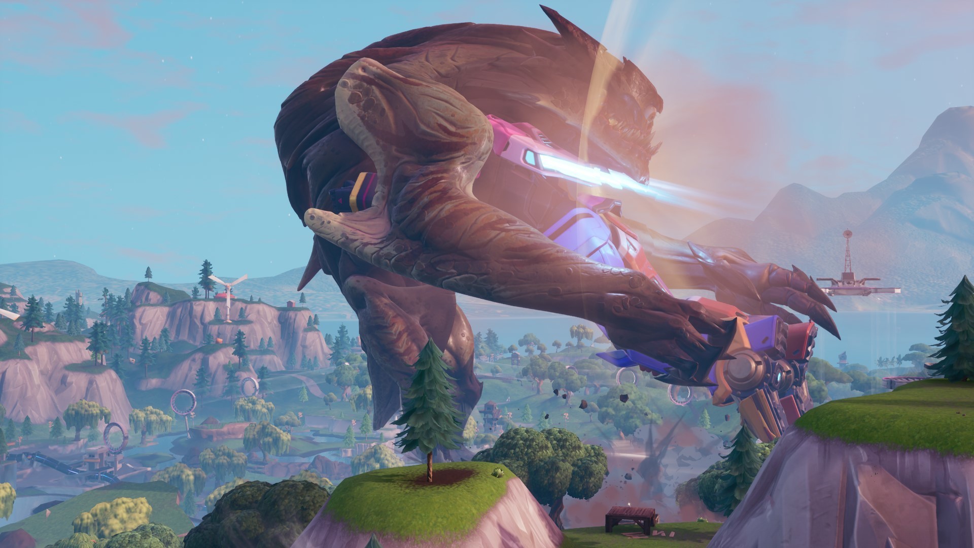 Fortnite: event, robot, monster, end of season 9 - Millenium