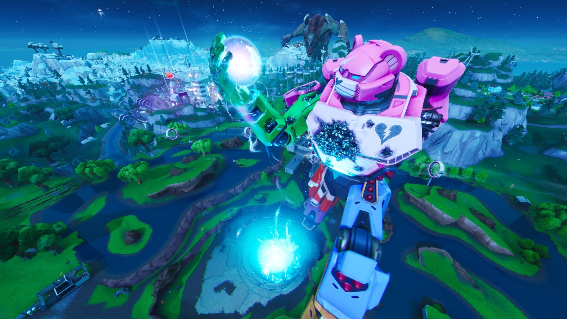 Fortnite: event, robot, monster, end of season 9 - Millenium