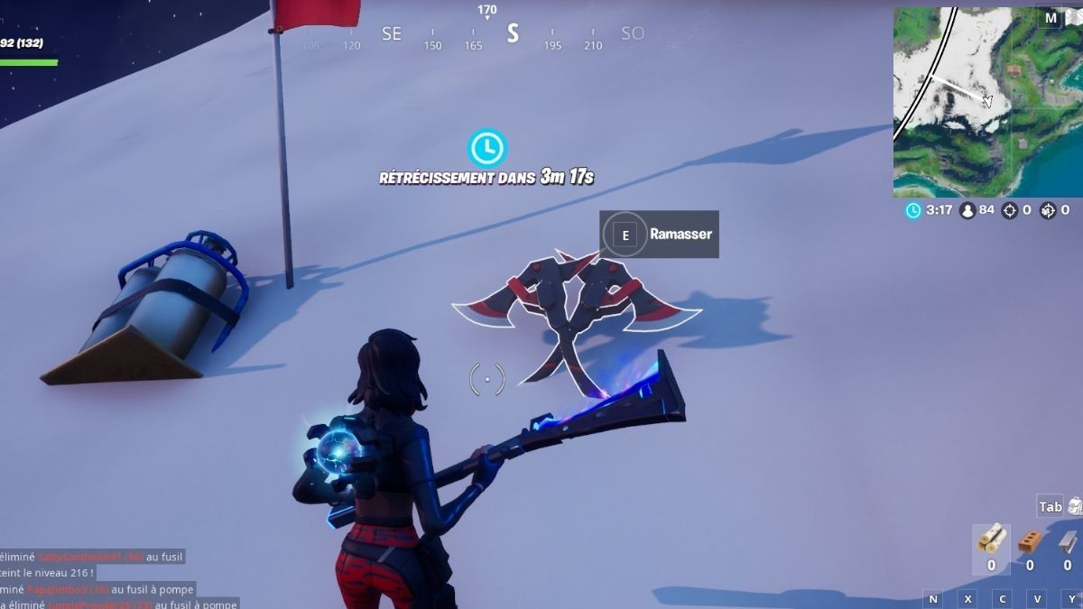 Fortnite: pickaxe in the Chaos Rising loading screen location, Sorana ...