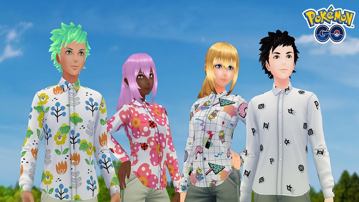 Pokemon GO: New Spring shirts available in the Style Shop - Millenium
