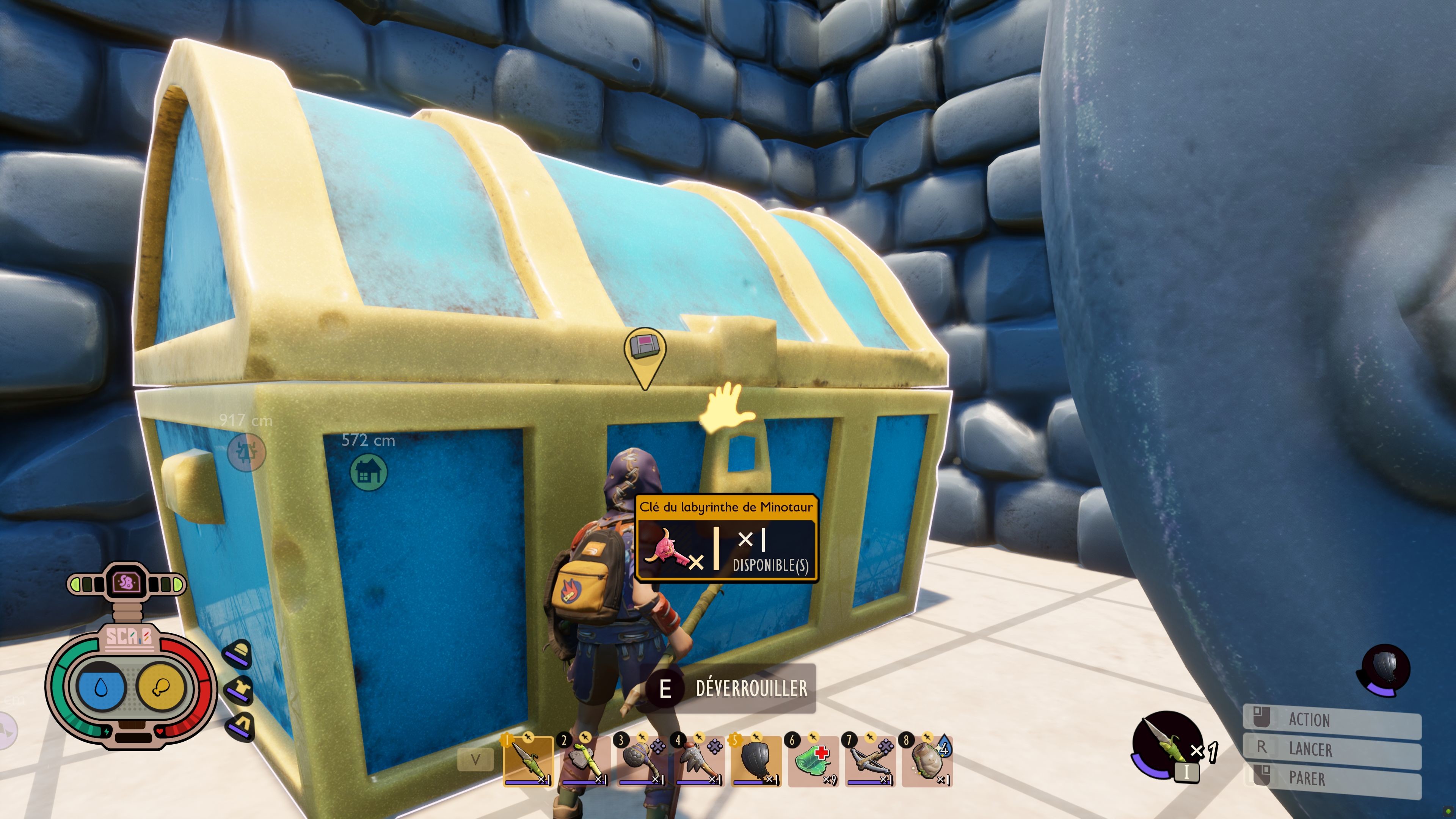 Grounded Minotaur Labyrinth Key: Where to find it? - Millenium