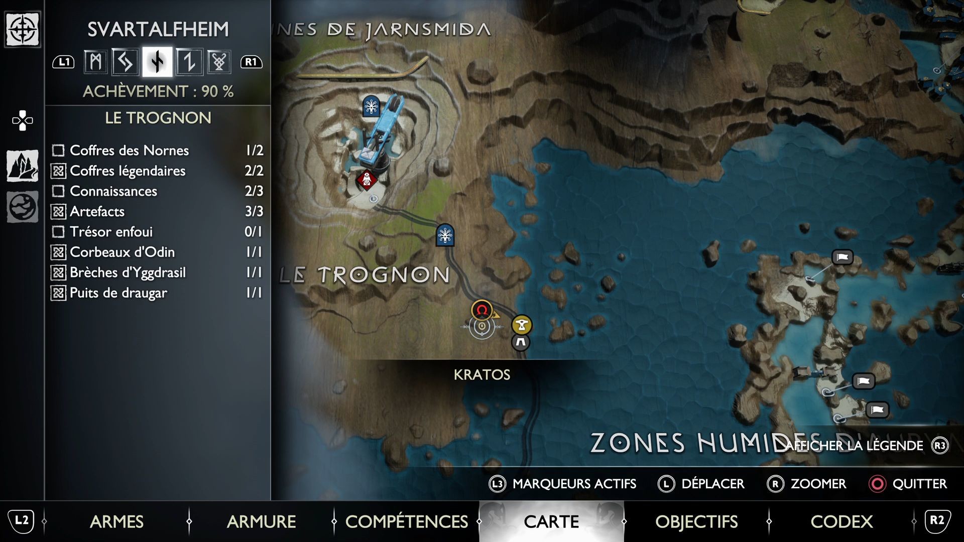 God of War Ragnarok Treasure Maps, Midgard: Location of buried ...