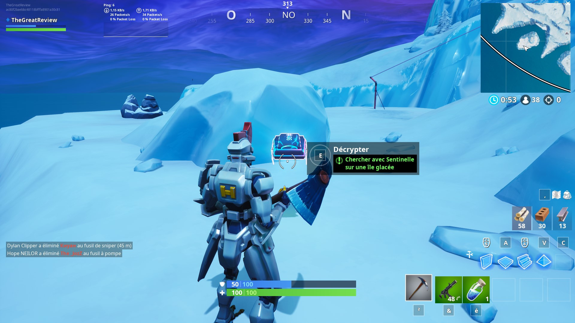 Fortnite: Fortbyte 36, decryption, location, sentinel, ice island ...