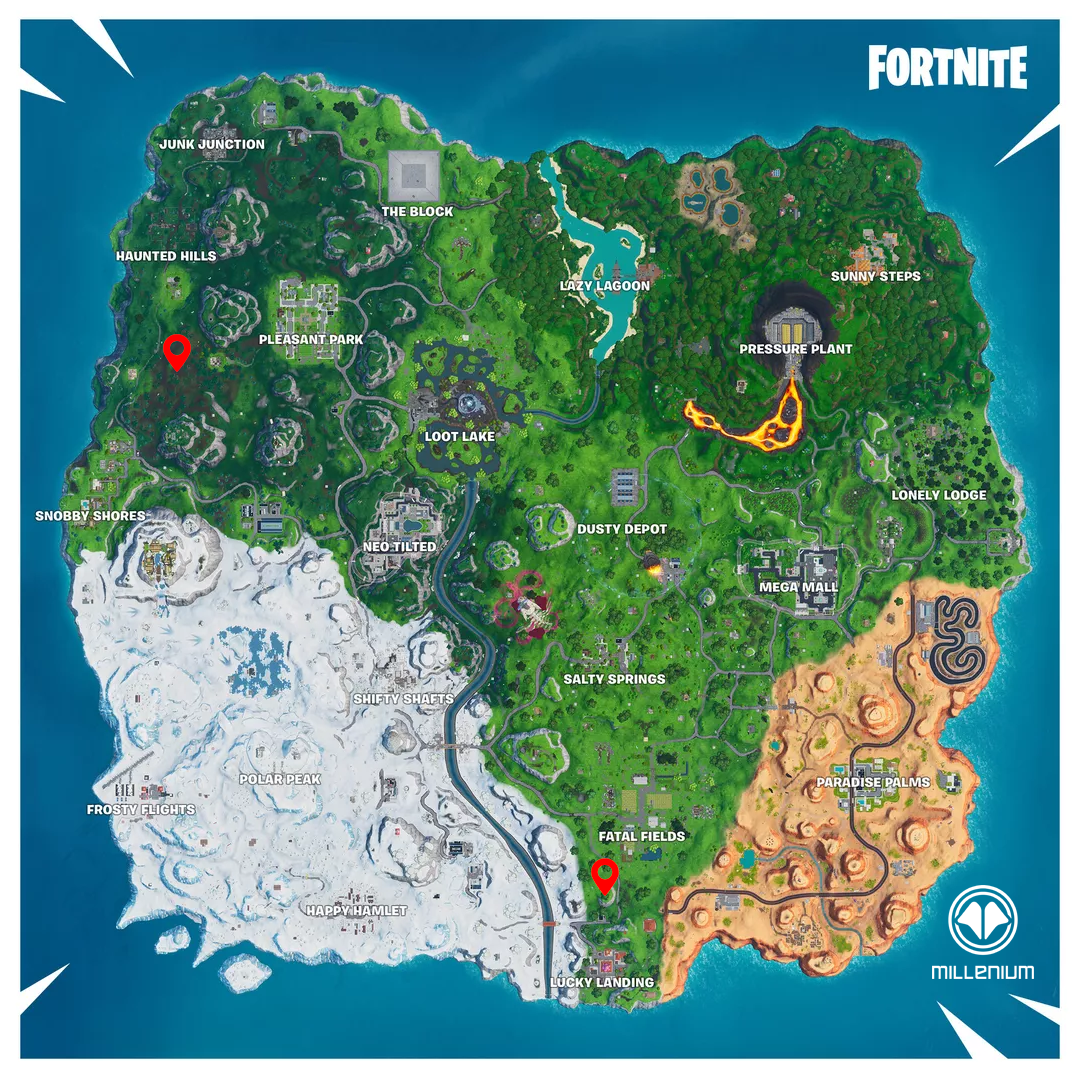 This Fortnite challenge is all about firing ranges and hitting targets ...