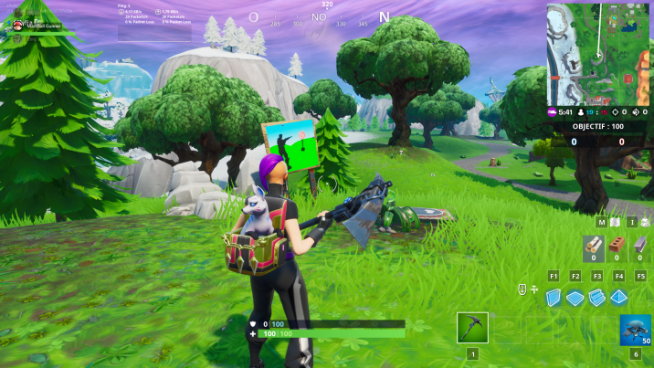 This Fortnite challenge is all about firing ranges and hitting targets ...