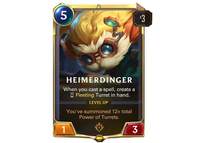 LoL, Legends of Runeterra, LoR: new card reveal — Heimerdinger ...