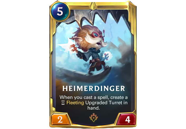 LoL, Legends of Runeterra, LoR: new card reveal — Heimerdinger ...