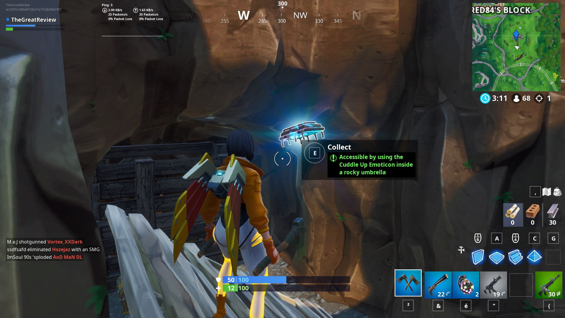 Fortnite: Fortbyte 7, decryption, location, rocky umbrella, cuddle up ...