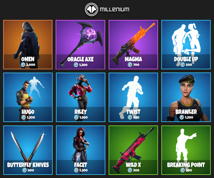 What is in the Fortnite Item Shop today? Omen is back on May 11 - Millenium