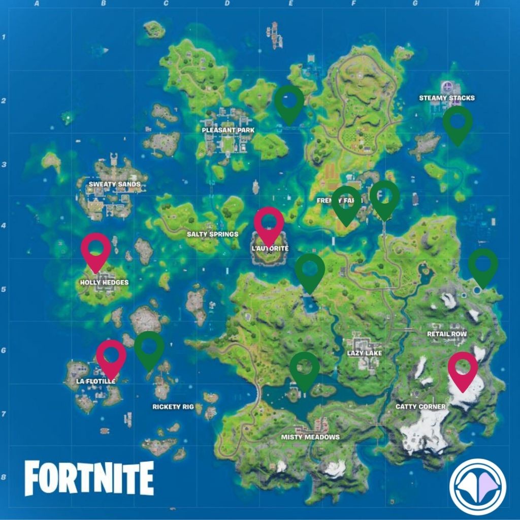 Fortnite: Week 1 XP coins locations - Millenium