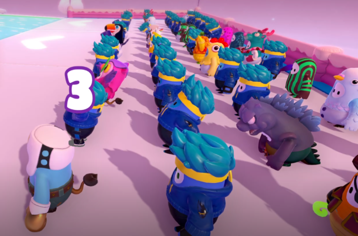 Ninja gets a Fall Guys costume! - Millenium