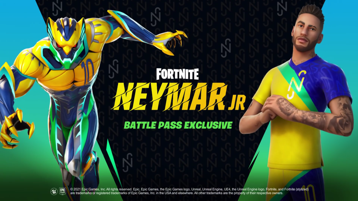 Neymar's Fortnite skin has been revealed - Millenium