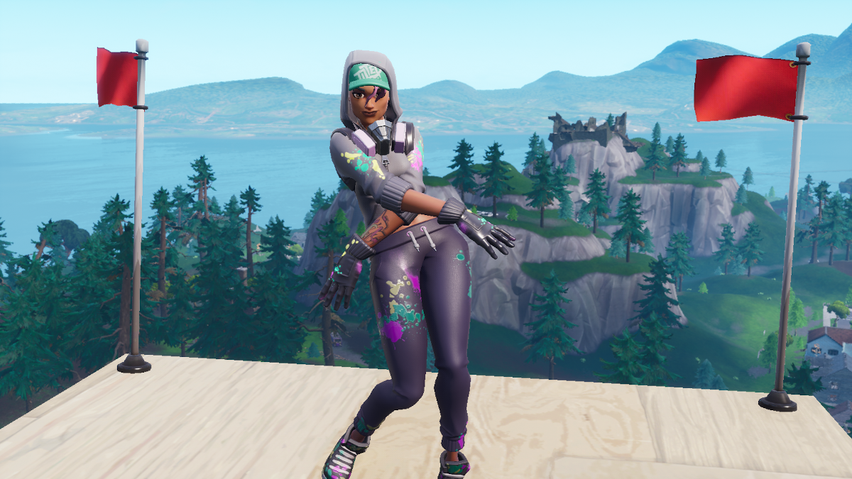 Dance in front of a statue, a pool and a seat in this Fortnite ...