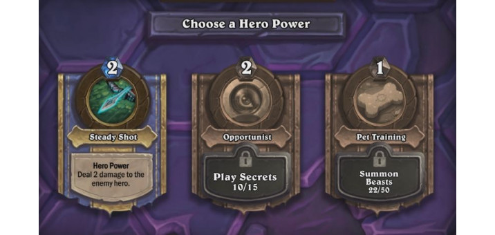 Hearthstone, Hunter hero Ol'Barkeye guide of PvE mode Dalaran Heist ...