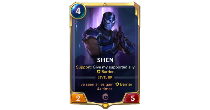 LoL, Legends of Runeterra, LoR: new card reveal — Shen, Ionia champion - Millenium