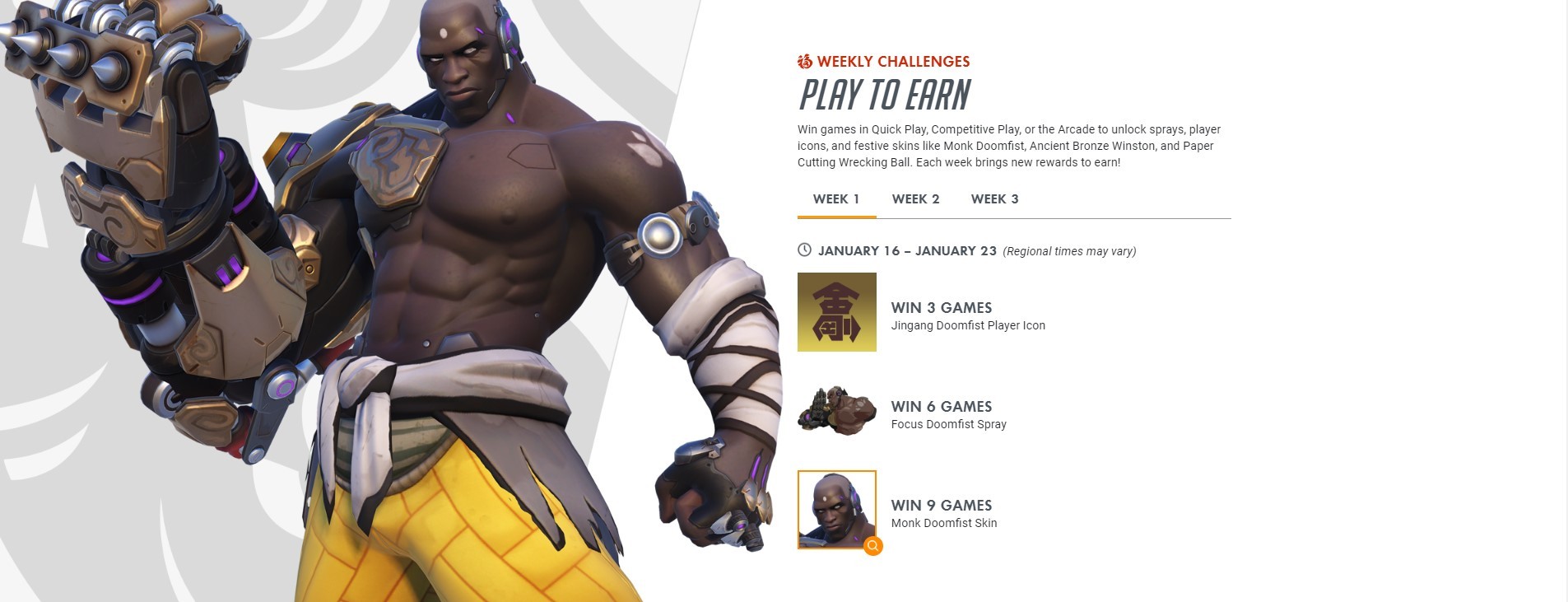 Overwatch heroes event skins, weekly challenges - Millenium