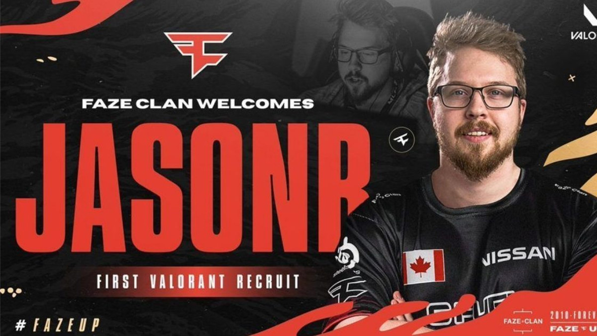 Valorant: FaZe Clan loses its captain JasonR - Millenium