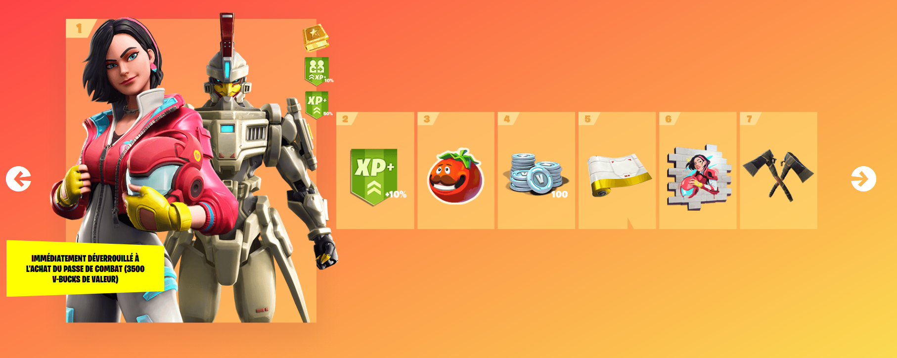 Fortnite: battle pass, season 9 - Millenium