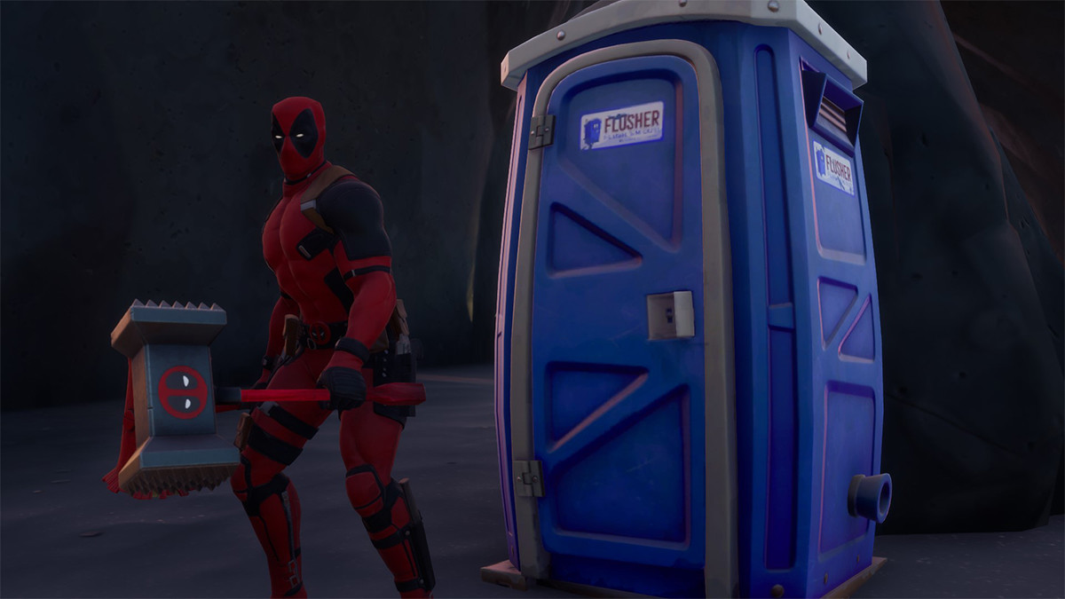 Fortnite Deadpool Challenge: How to enter a Phone Booth or Portapotty ...