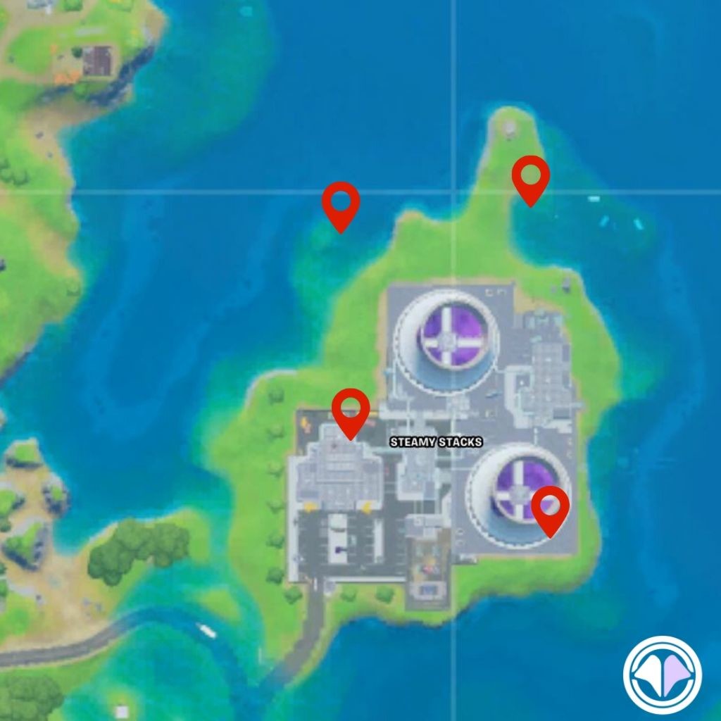 Fortnite Season 3 Week 5 Challenges: Steamy Stacks Rings Locations ...