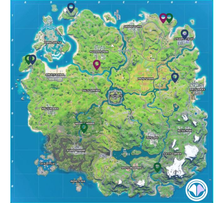 Fortnite: Week 7 XP coins locations - Millenium