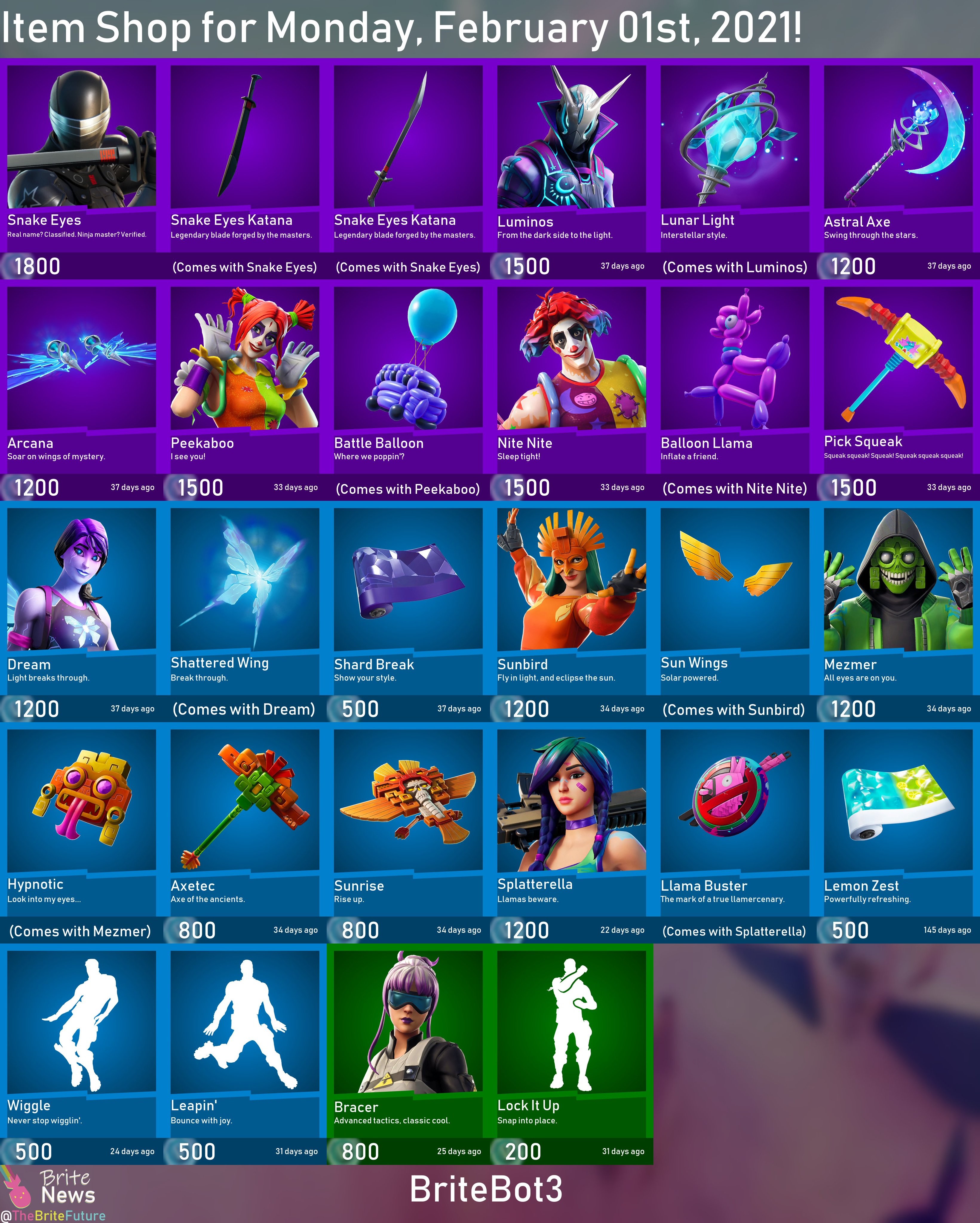 What is in the Fortnite Item Shop today? Nite Nite and Peekaboo are ...