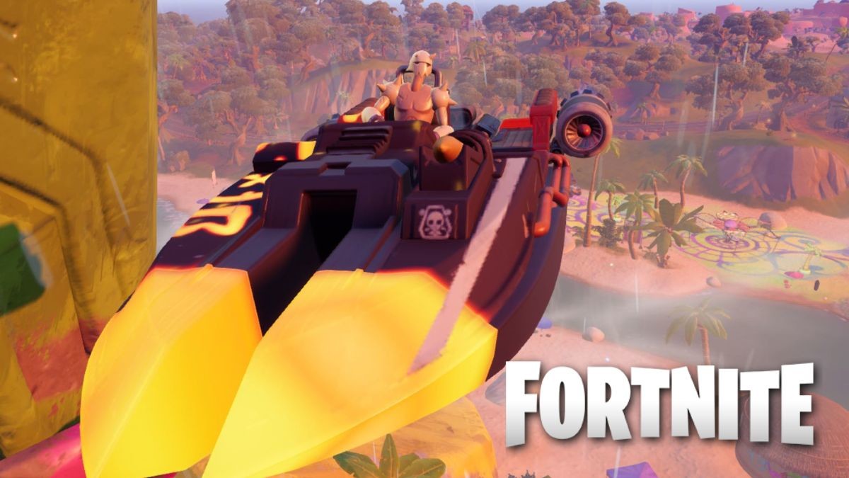 Fortnite: motorized boat, stay in the air for 3 seconds while piloting ...