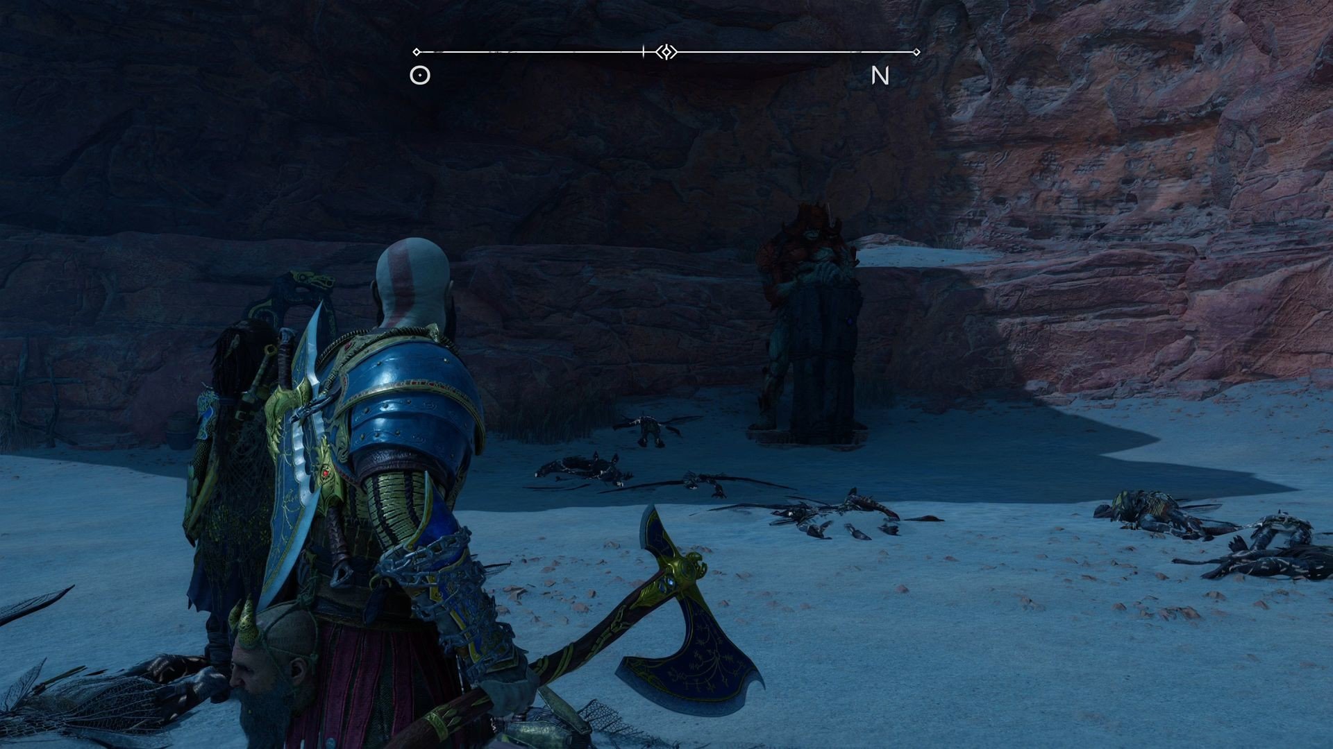 God of War Ragnarok Steinbjorn Armor: Petrified Troll Statue and ...