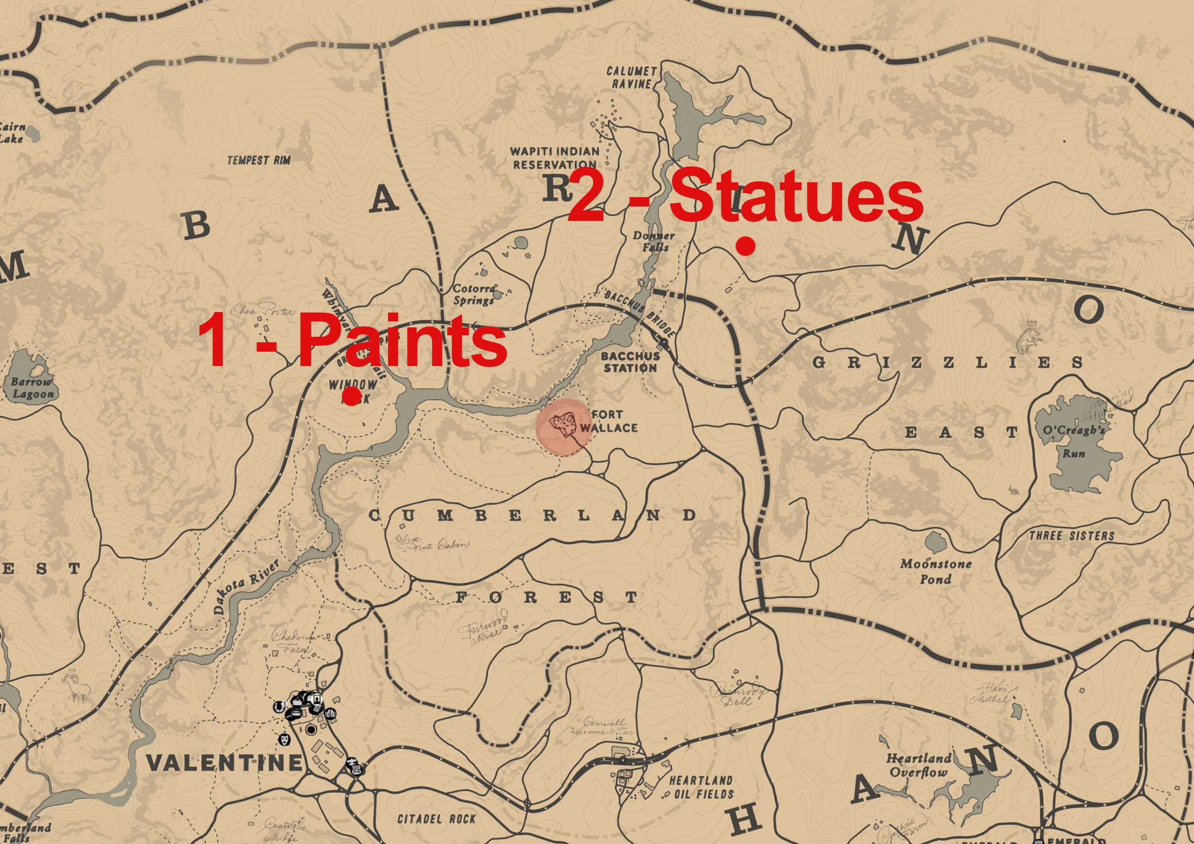 Red Dead Redemption Guide 2: Statue Treasure, Money, Secret - Millenium
