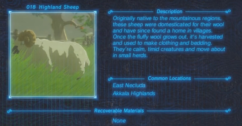 Prey - All Animals Zelda BotW - Millenium