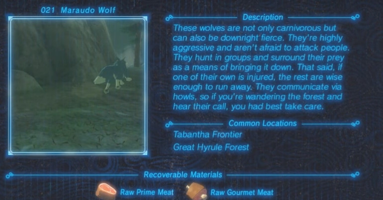 Prey - All Animals Zelda BotW - Millenium