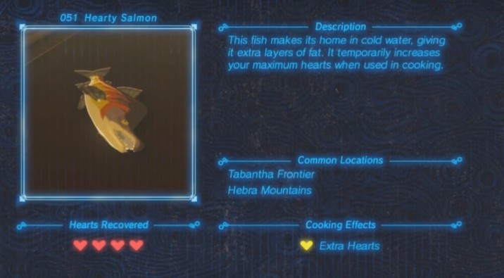 Fish - All Animals Zelda BotW - Millenium