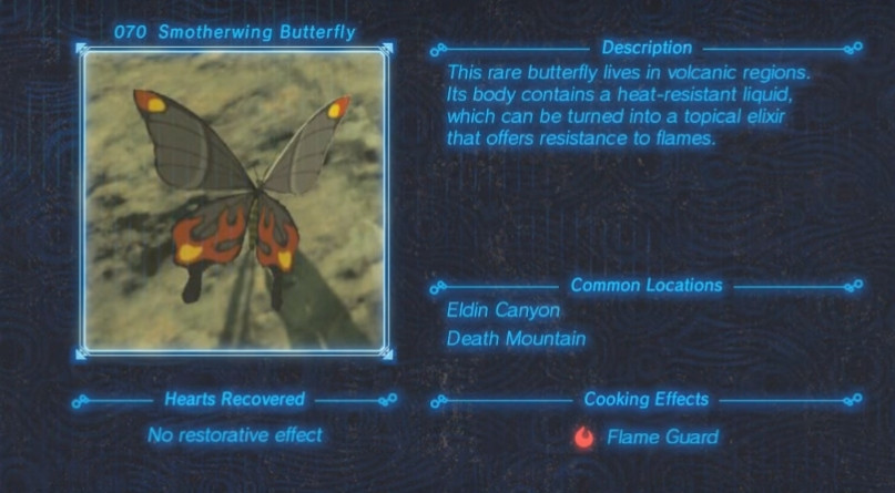 Insects / Lizards - All Animals Zelda BotW - Millenium