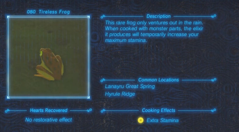 Insects / Lizards - All Animals Zelda BotW - Millenium