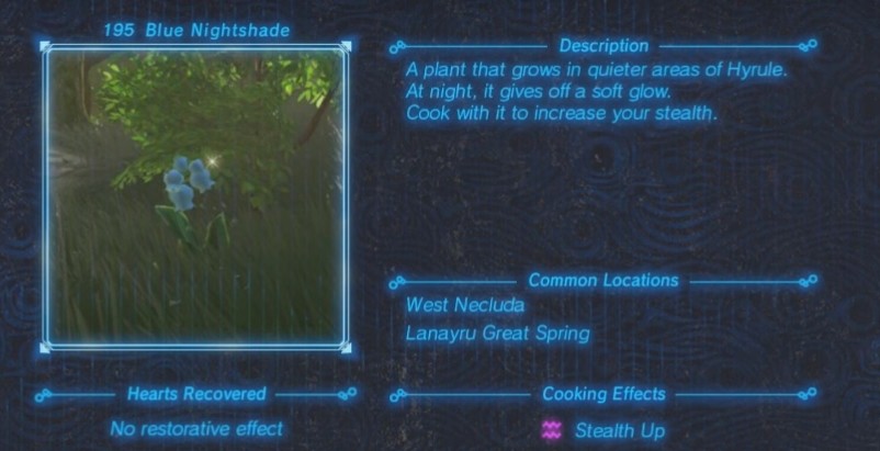 Herbs and Vegetables - Zelda BotW, All Materials - Millenium
