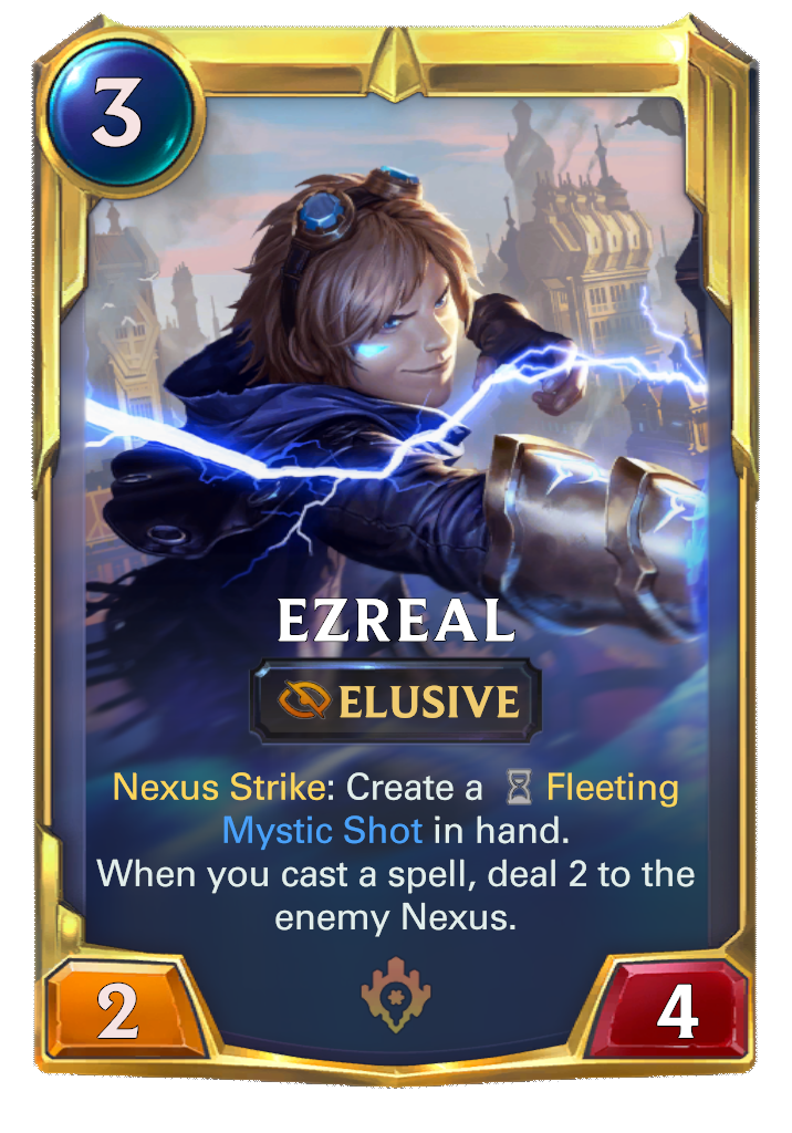 LoL, Legends of Runeterra, LoR: new card reveal — Ezreal, Piltover ...