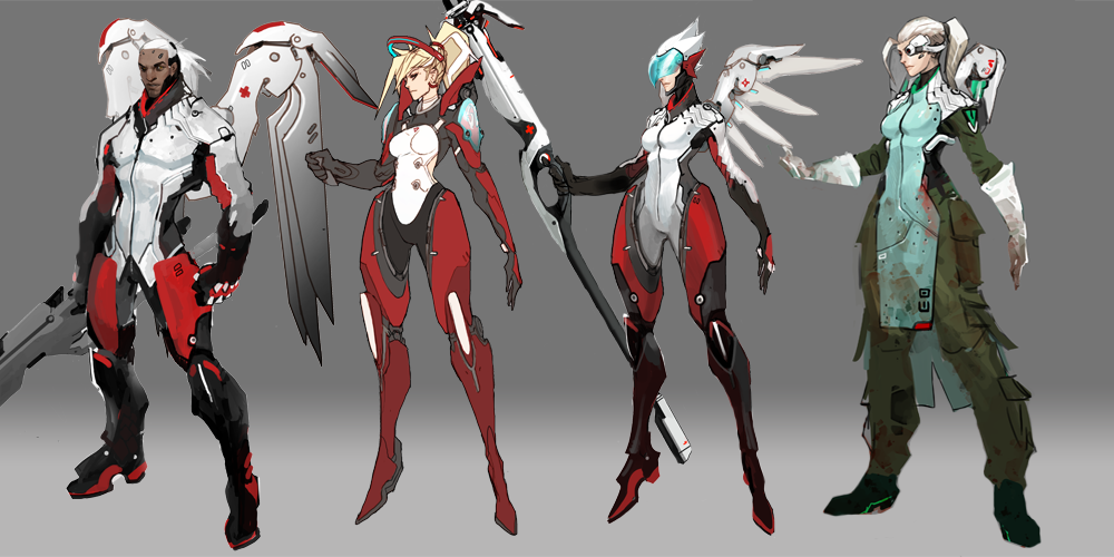 Overwatch: the evolution of Mercy in the history of Overwatch and her ...