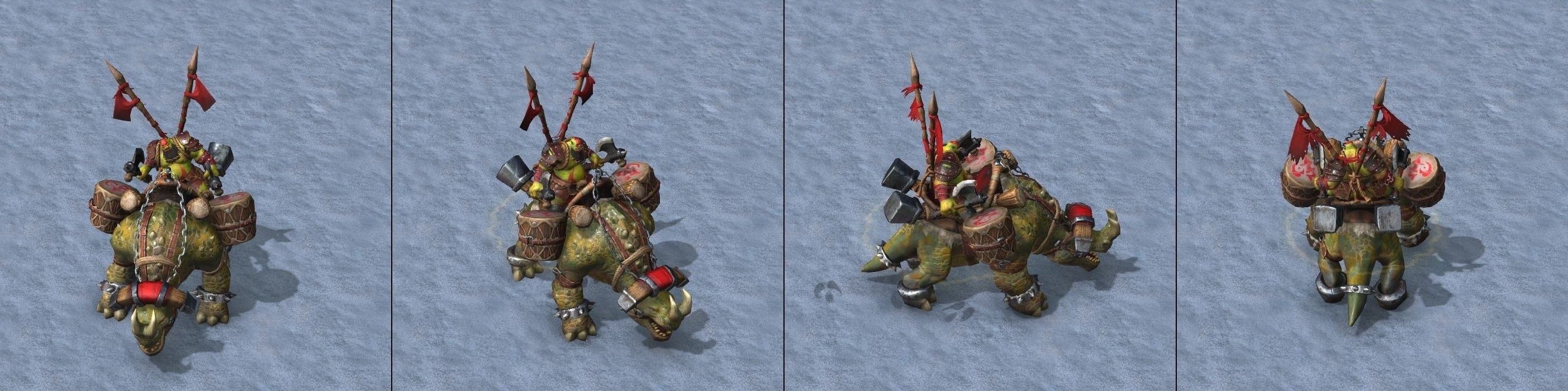 Warcraft 3 Reforged: Orc units and hero character models - Millenium