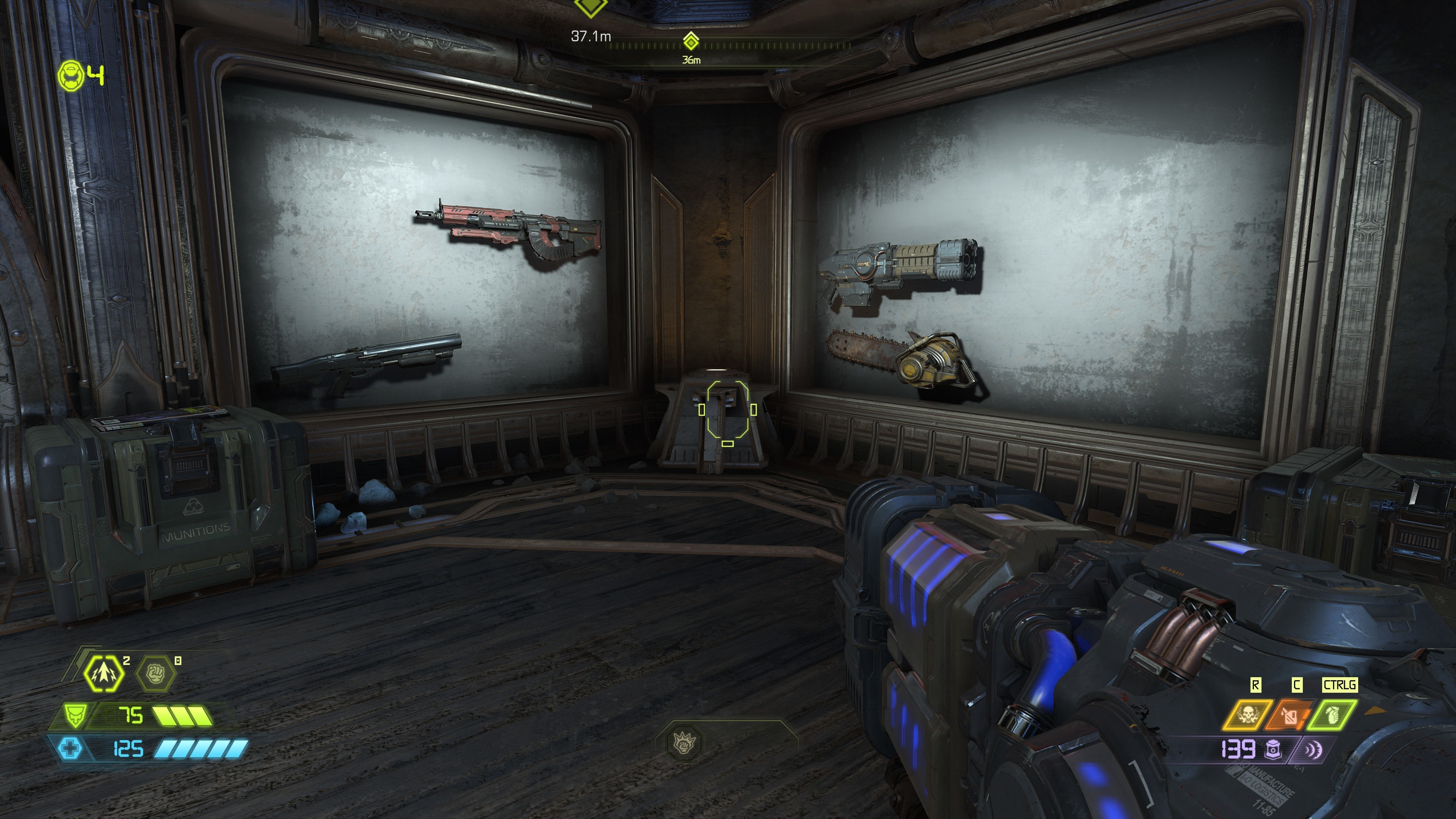 Exhibition of collectibles - DOOM Eternal Walkthrough: The Fortress of ...