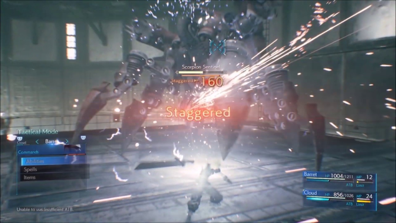 Final Fantasy 7 Remake: Stagger Guide - Millenium