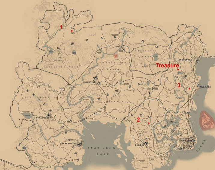 Red Dead Redemption 2 Guide: Treasure Map of the Poisoned Trail - Millenium