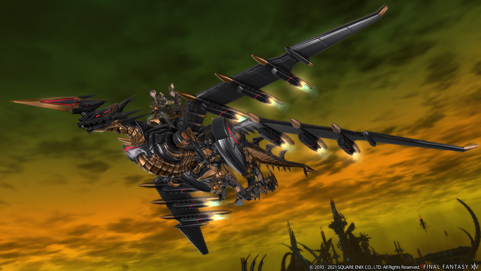 FFXIV: New visuals for the Diamond Weapon mount & two-seat Mecha Dragon ...